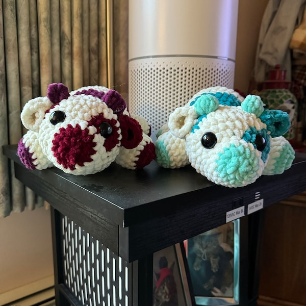 2in1 Sleepy Cows | PDF Crochet Amigurumi Pattern | Highland Cow ...