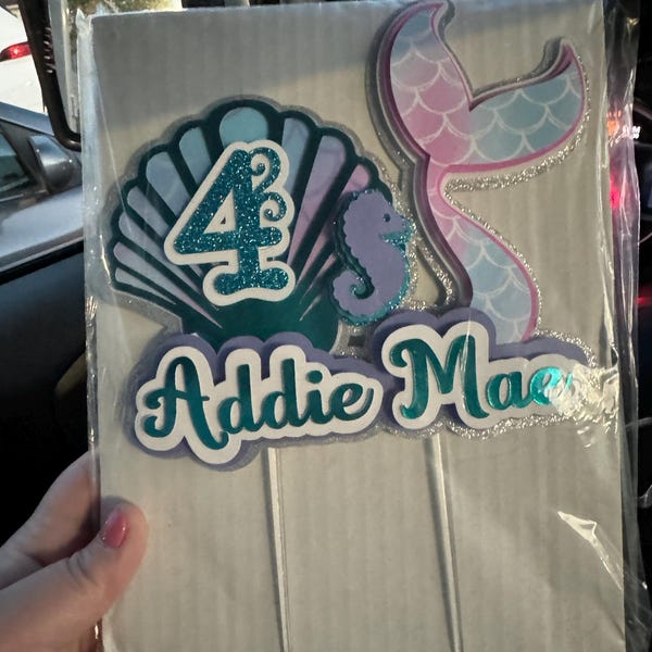 Custom Order Cake Topper - Etsy