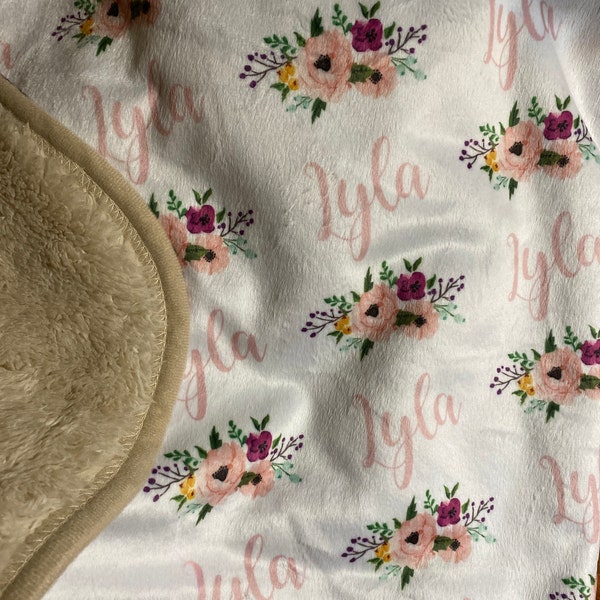 SALE Personalized Swaddle, Baby Name Blanket, Hospital Photo, Name ...