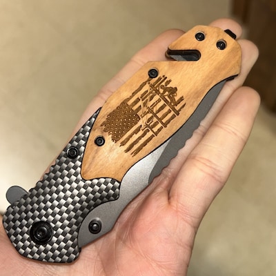 EMT / EMS Star of Life Knife - Etsy