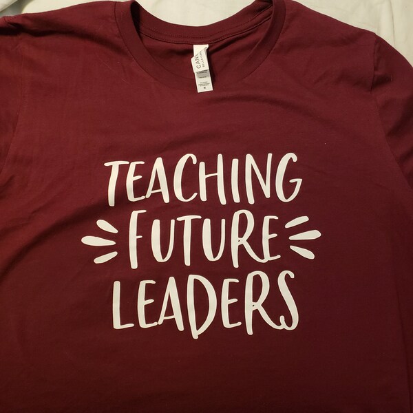 Teaching Future Leaders Shirt, Teacher Gift, Teacher Shirt, Elementary ...