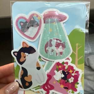 Spaw Day Holographic Sticker Sheet - Etsy