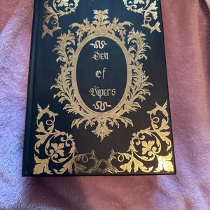 Acotar Rebound Book - Custom Book Bind With Gold and Added Built-in ...
