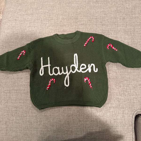 Kids Hand Embroidered Denim Jacket Personalized Name Kids Jean Jacket ...