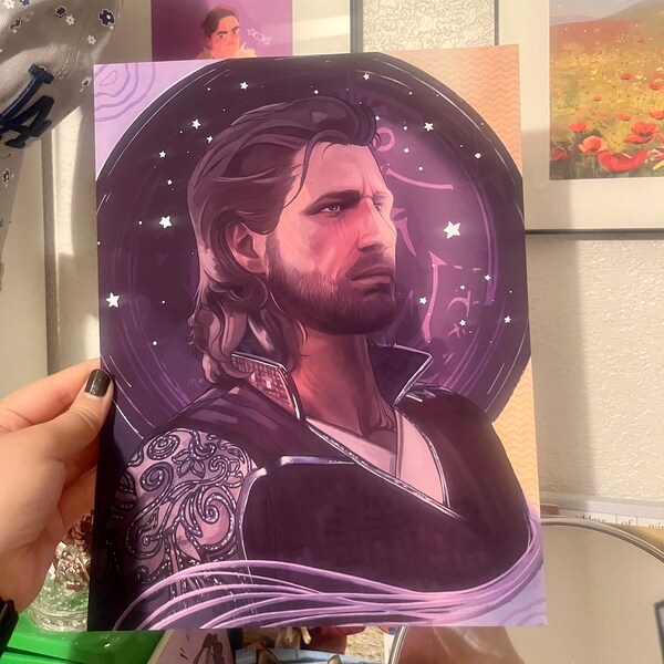 Gale Dekarios - Baldur's Gate 3 Fanart Inspired Art Print - Etsy