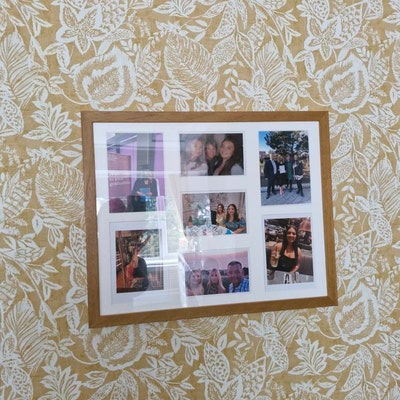 Multi Aperture Photo Frame. Holds Six 6x4 Photos. 30x60cm. Portrait or ...