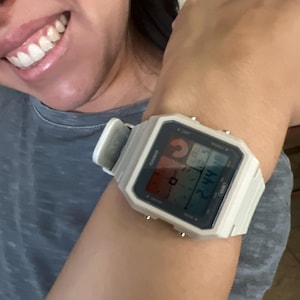 Custom White Casio POP LF20W Sunset Sherbet Gradient Screen Mod - Etsy