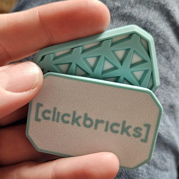 Clickbricks - 3D Printed Magnetic Fidget Slider – Haptic Fidgets Toy ...