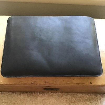 Personalized Leather Sleeve for MacBook Air M2 / Leather Cover MacBook ...