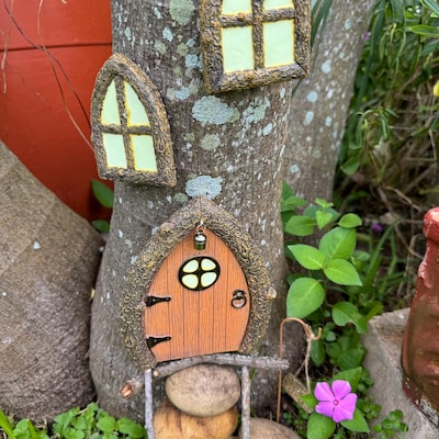 Fairy Door and Windows for Trees Glow in the Dark Fairy Tree Door Fairy ...