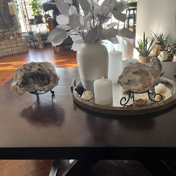 Geode Ornament - Kentucky Geode Ornament- Quartz Crystal Ornament ...