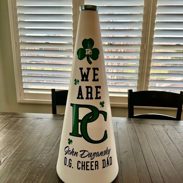 4 PACK 13"- 32" Custom Cheer Megaphones - Etsy