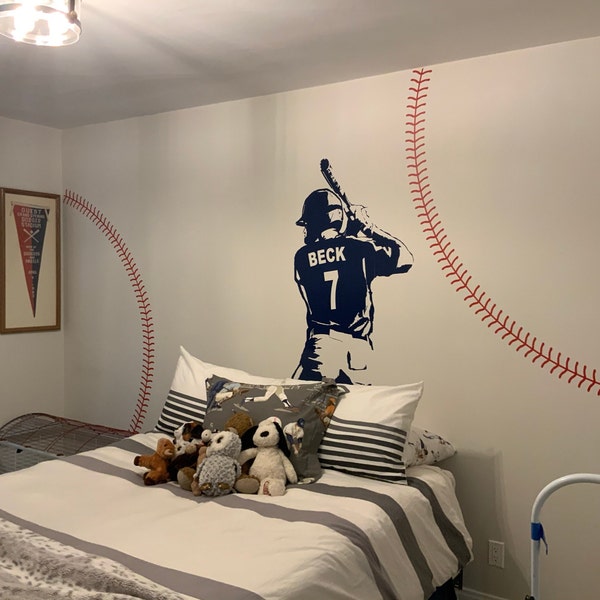 Baseball Stitches Decal. Comes in 2 78 X 26 Cuts IM019 - Etsy