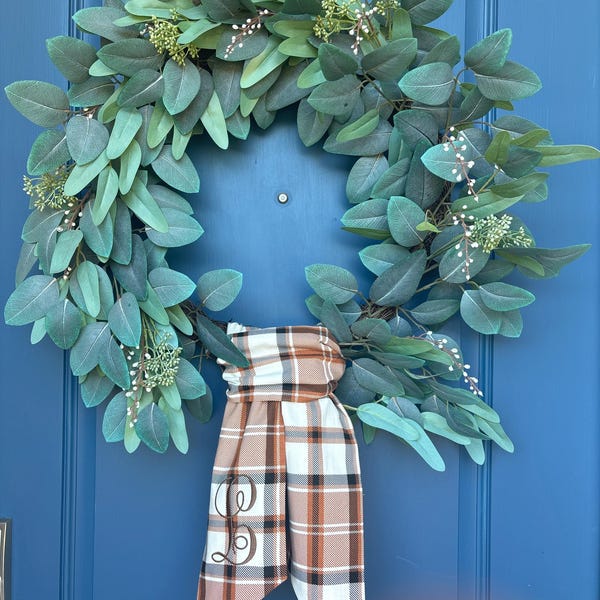 Houndstooth Wreath Sash for Football Fan Front Door Decor Houndstooth ...