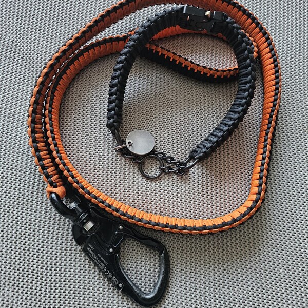 Crossbody Climbing Rope Dog Leash, Hands Free Dog Leash With Custom ...