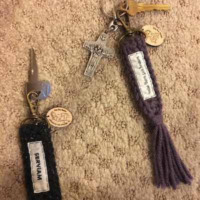 Saint Keychain Catholic Saints Collection 3. Keychain With - Etsy