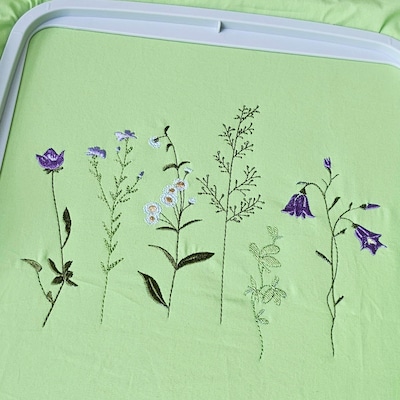 12 Birth Month Flowers Machine Embroidery Design Set Flower - Etsy