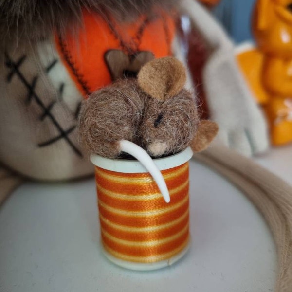 Miniature Mouse Picture, Garden Shed Diorama Cute, Gift for Her ...