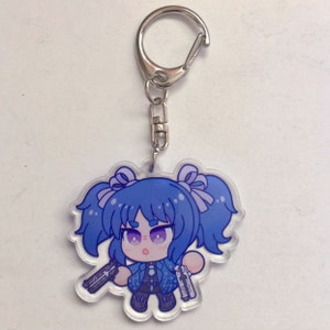 Chibi Acrylic Keychains Commission double-sided Charmcustom - Etsy