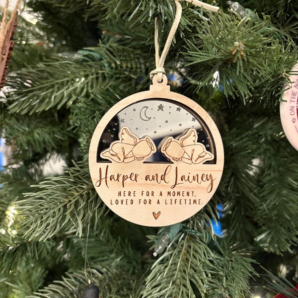 Mum in Loving Memory Christmas Tree Topper Angel Star, Memorial Tree ...