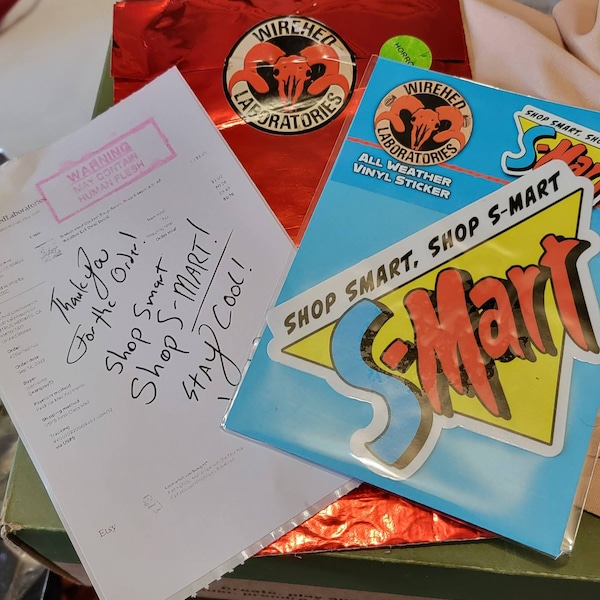 S-mart Vinyl Sticker! Shop Smart, Shop S-mart! 4.5" All Weather Evil ...