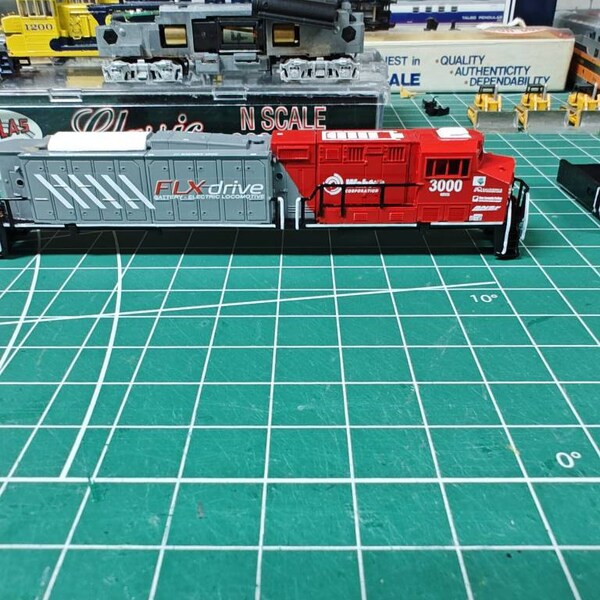 N Scale WABTEC 3000 Battery Electric Locomotive - 3D Resin Kit - Etsy