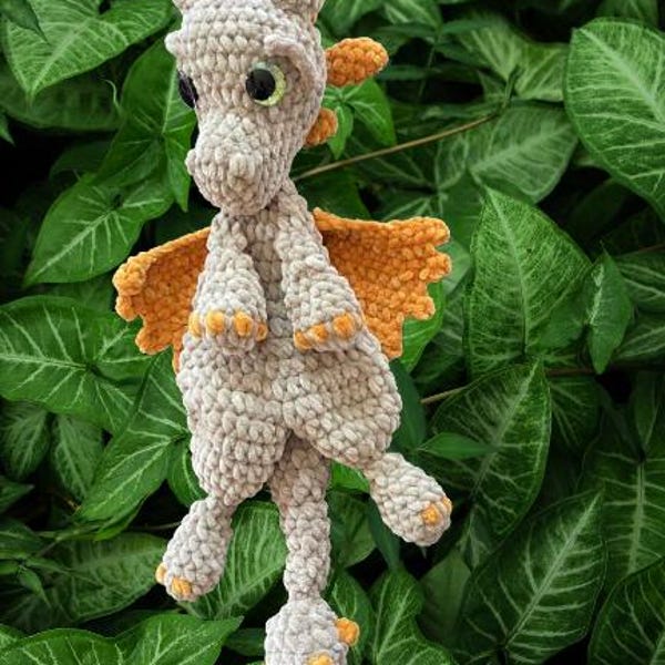 Crochet Dragon Snuggler Pattern Morningstartail Feathertail Daggertail ...