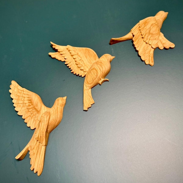 Oak Eagle Head Wall Carving – Detailed Relief Décor | Custom Sizes ...