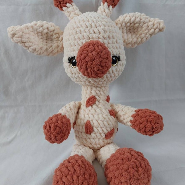 PATTERN: Plush Gemma the Giraffe Pattern - Amigurumi Chunky Giraffe ...
