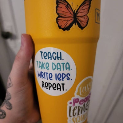 Positive Quote Teacher Sticker - Etsy