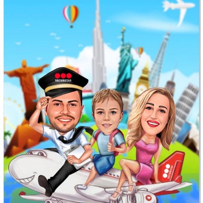 Personalize Romantic Love Caricature Toondigital - Etsy