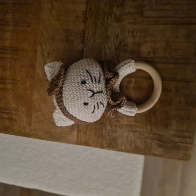 Cat Crochet Rattle Baby Toy Pattern PDF - Etsy