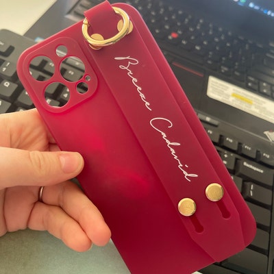 Custom Name Phone Case,personalized Wrist Band Belt Soft Phone Case ...