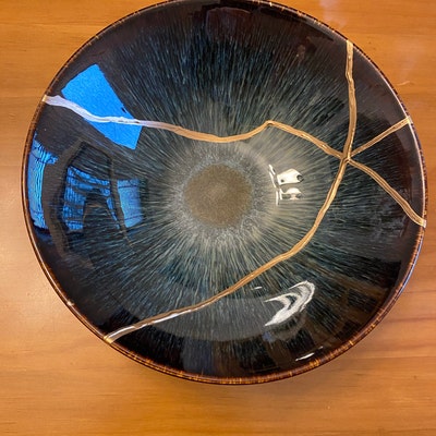 Kintsugi All Seeing Eye Bowl, Kintsugi Repaired, Kintsugi Bowl, Home ...