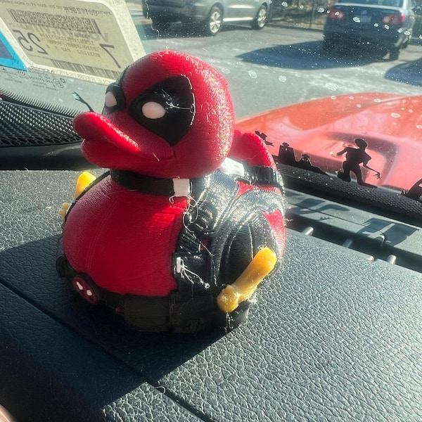 Deadpool 3D Printed Duck - Etsy