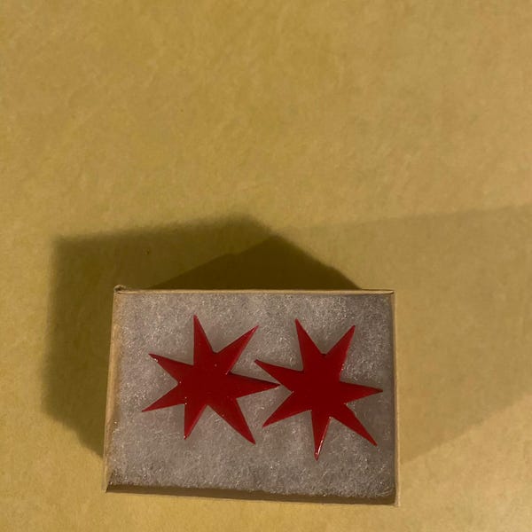 Jem and the Holograms Jem Star Earrings (pink or Red) - Jewelry - the ...