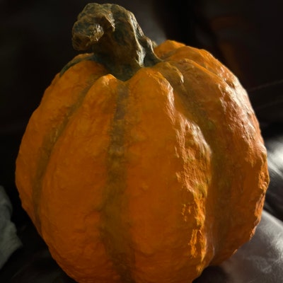 Paper Mache Pumpkin Witch Water Resistant Outside Halloween Fall Decor ...