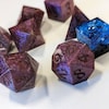 Sossal Frostbite Dice Set for Dnd 7 Piece Sharp Edge Resin Dice Set ...