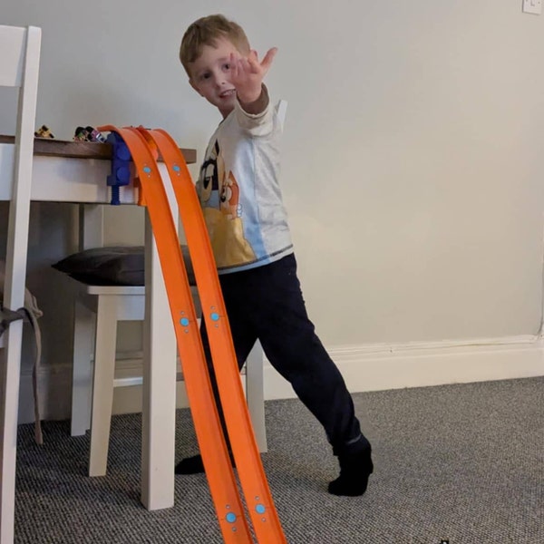 Toy Car Track Wall Mount Kit - 1 Lane Track Wall Mounts or 2 Lane Track ...