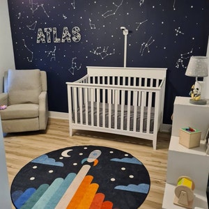 Constellation Wall Decals, Kids Room Decor, Constellation Star Map ...