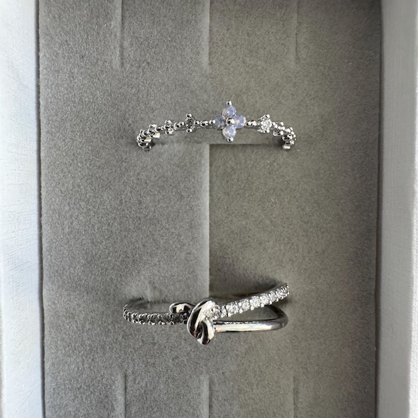 Lilac Blossom Ring, Flower Ring, Floral Ring, Friendship Ring, Trendy Rings, Layering Ring for ...