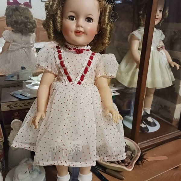 Vintage 12" Alexander LISSY RED Strappy Doll Shoes - Etsy