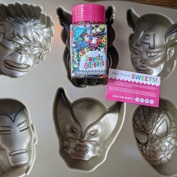 Sprinkles Mix: Comic Book, Superhero Sprinkle Medley, Edible Blend ...