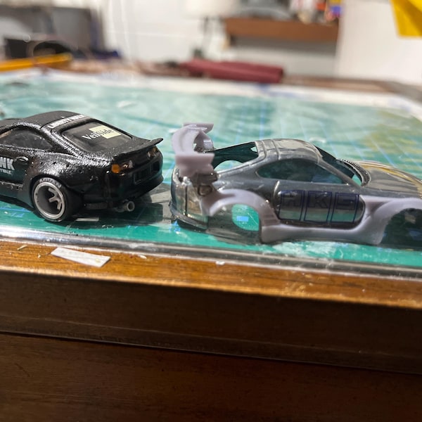 Body Kit for Hot Wheels Toyota Supra Mk4 1/64 Scale Diecast Custom ...