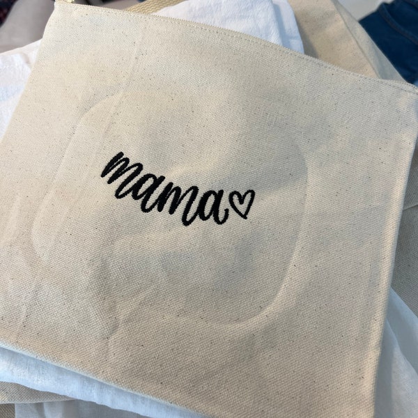 Curved Mama Machine Embroidery Design. 4 Sizes. Mama Collar Embroidery ...