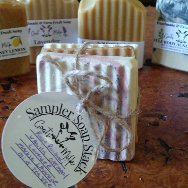 Goat Milk Best Seller 5 Soap Bar Bundle | Homemade Organic Cold Process ...