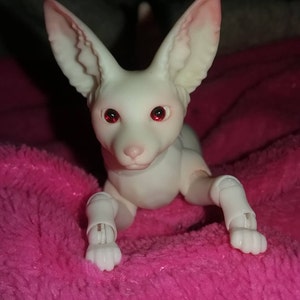 Small Fox Pet BJD Pet Animal for 1/12 1/8 1/6 1/4 1/3 Bjddoll & Blythe ...