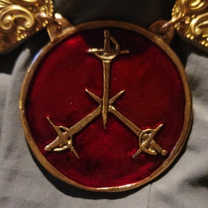Pelican Medallion Anglo Saxon Staffordshire Hoard Inspired Cast Bronze ...