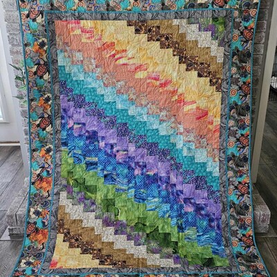 Quilt Kitmulti Window Quilt64.5 X 76.5 Dragon Fyre Block Throw Quilt ...