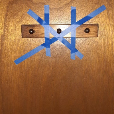 Handmade Hardwood Revolving Tie/necklace/mask Rack Space - Etsy